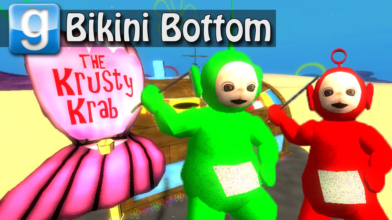 BIKINI BOTTOM IN GMOD! (Garry's Mod Sandbox Funny Moments w/ Friends ...