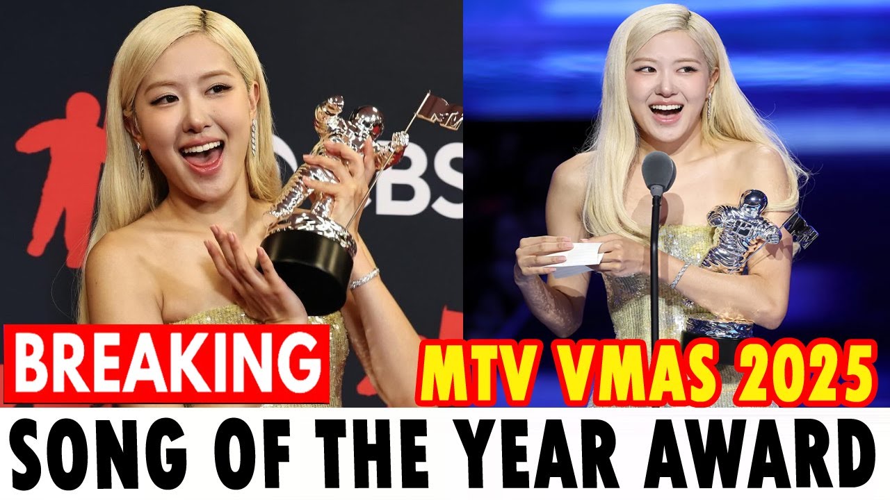 Blackpink’s Rose becomes first K-pop artiste to win MTV VMA 2025 Song ...