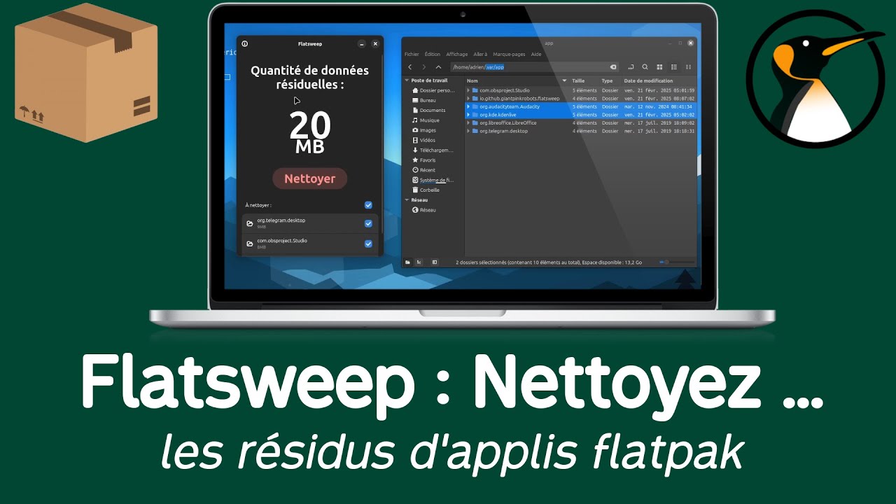 Flatsweep : Nettoyez les résidus des Flatpak désinstallés - YouTube