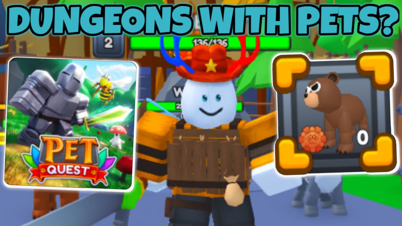 DUNGEON GAME BUT WITH PETS? (Pet Quest) - YouTube