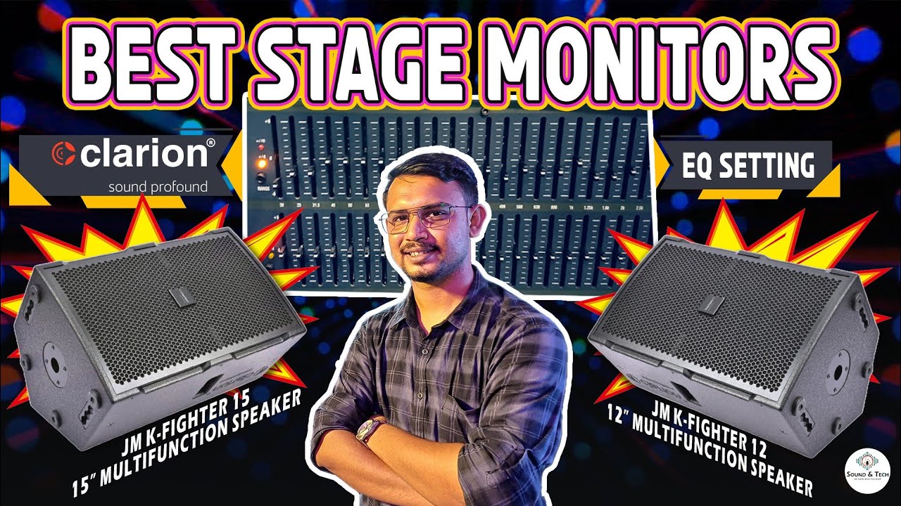 मस्त quality किफायती रेट में Clarion Stage Monitors- 12"और15" passive ...