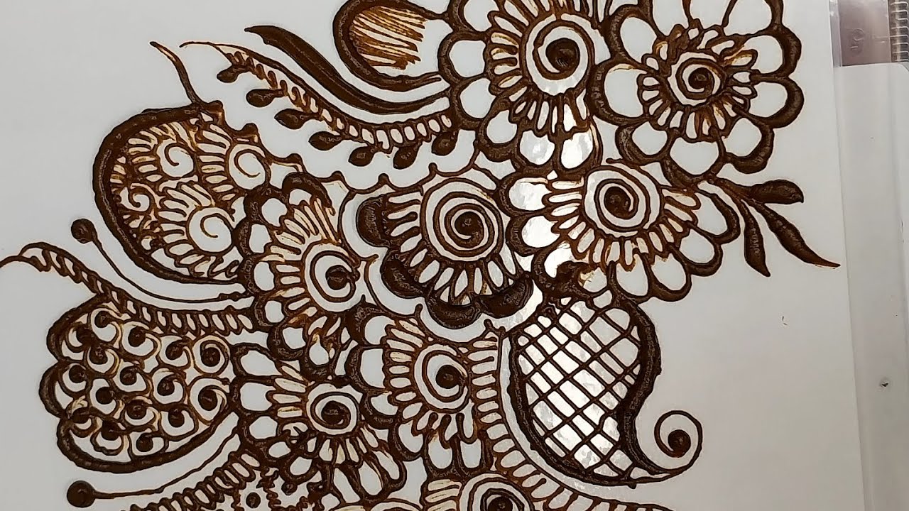 BEAUTIFUL HENNA DESIGN|||NEW DESIGN||EASY MEHANDI|||VIRAL DESIGN|| FULL ...