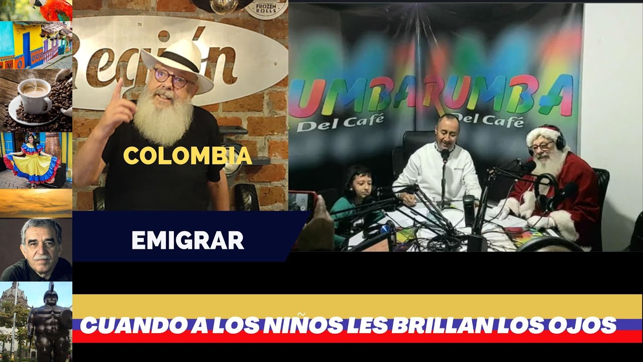 COLOMBIA: Papá Noel alemán en la emisora de radio - YouTube