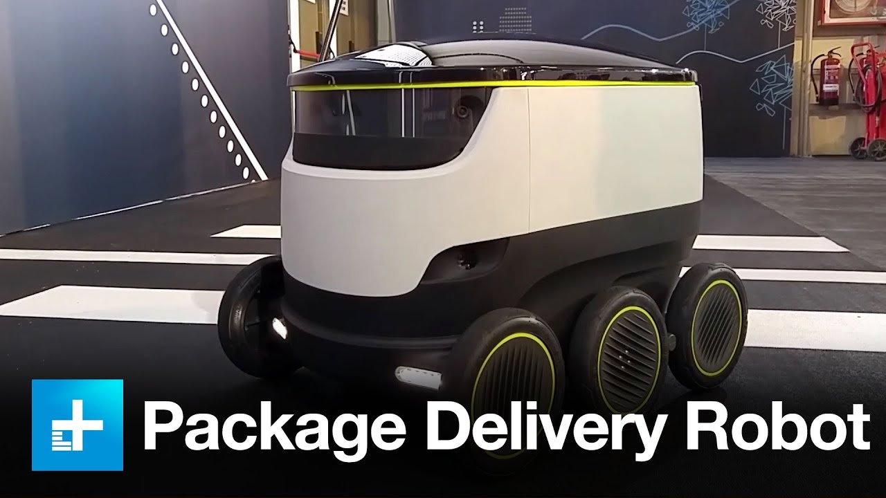 Starship Technologies Delivery Robot - YouTube