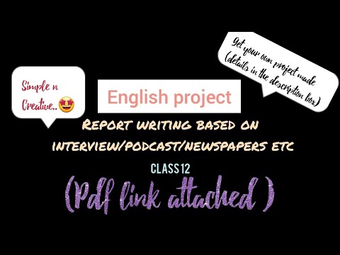 english project class12 asl report writing| cbse english asl project ...