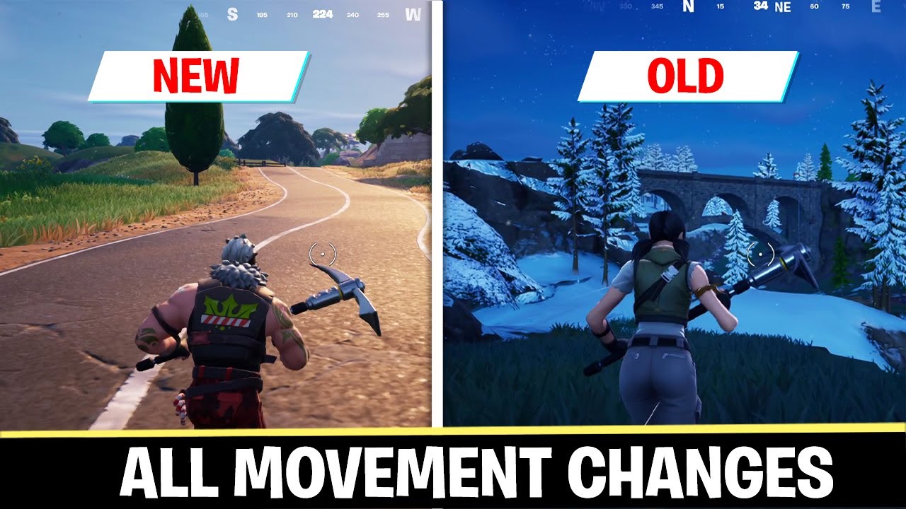 Fortnite All New Movement Animation Changes (Update v28.01) - YouTube
