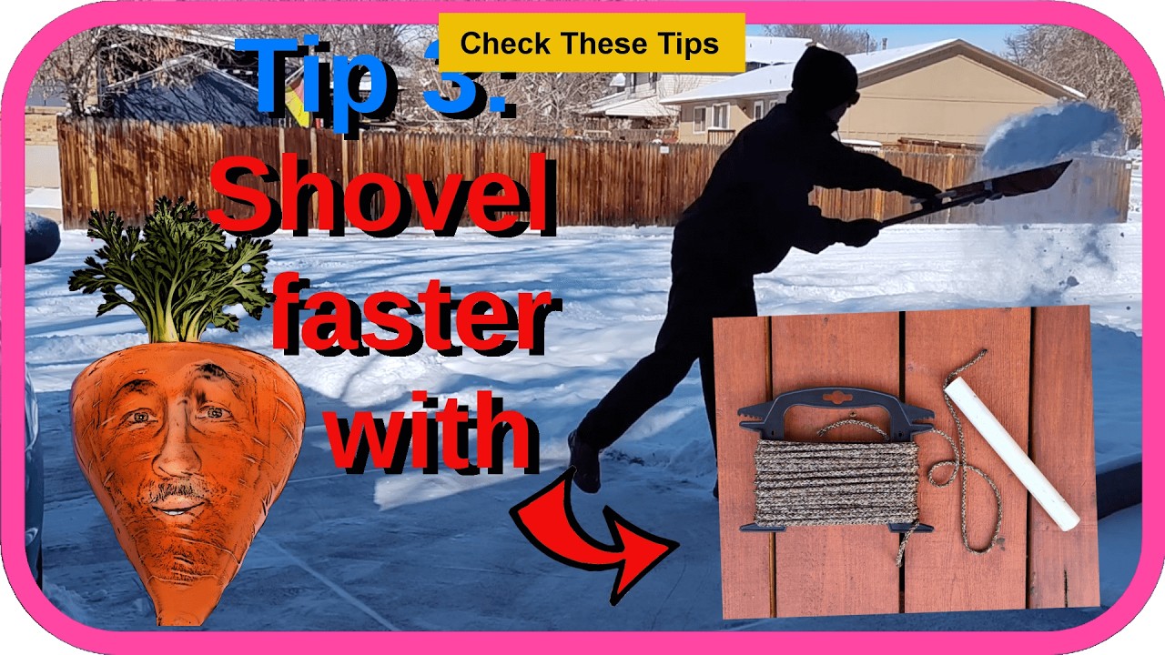 Shoveling Snow Tips: 3 Ways How to Shovel Snow Quickly - YouTube