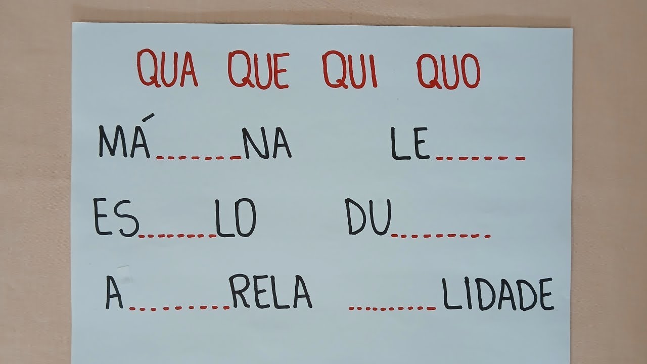 Aprendendo a Ler e Escrever - Vamos aprender a ler - Complete as ...