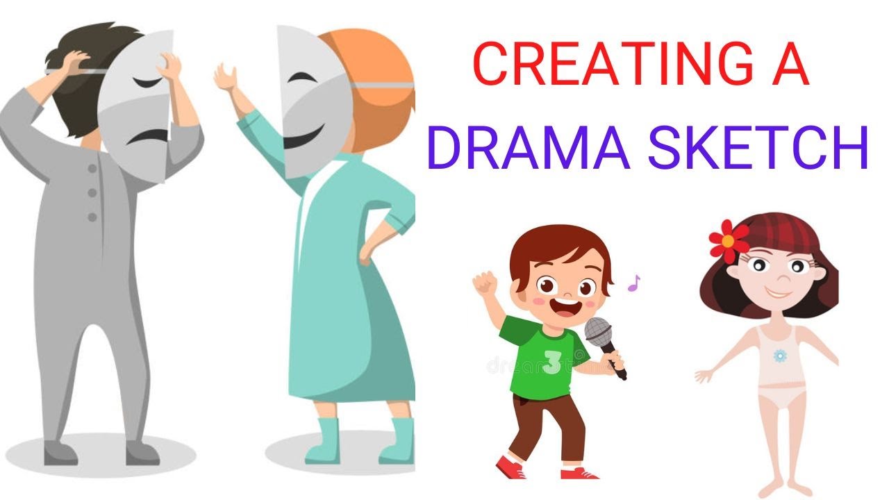 Primary Art Lesson ||Drama || Creating a Drama Sketch|| - YouTube