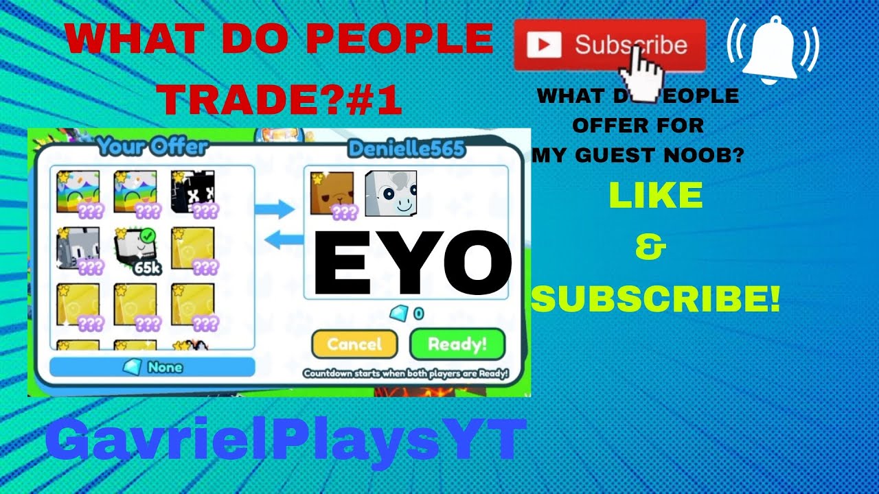 WHAT DO PEOPLE TRADE FOR GUEST NOOB?#psx #GavrielPlaysYT - YouTube