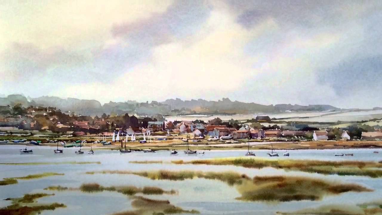 Brushwork, watercolour and oils, Ken Tidd - YouTube