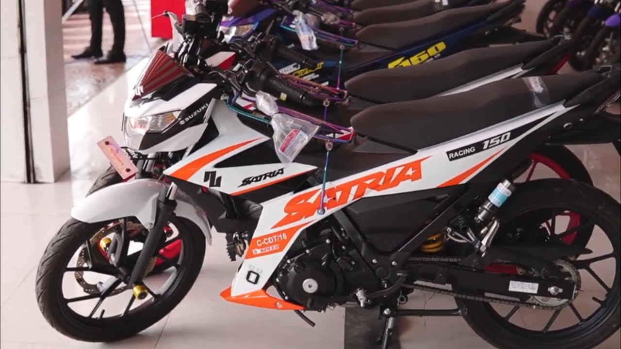 Suzuki Raider 150 and Honda RS 150 installed with aftermarket parts ...