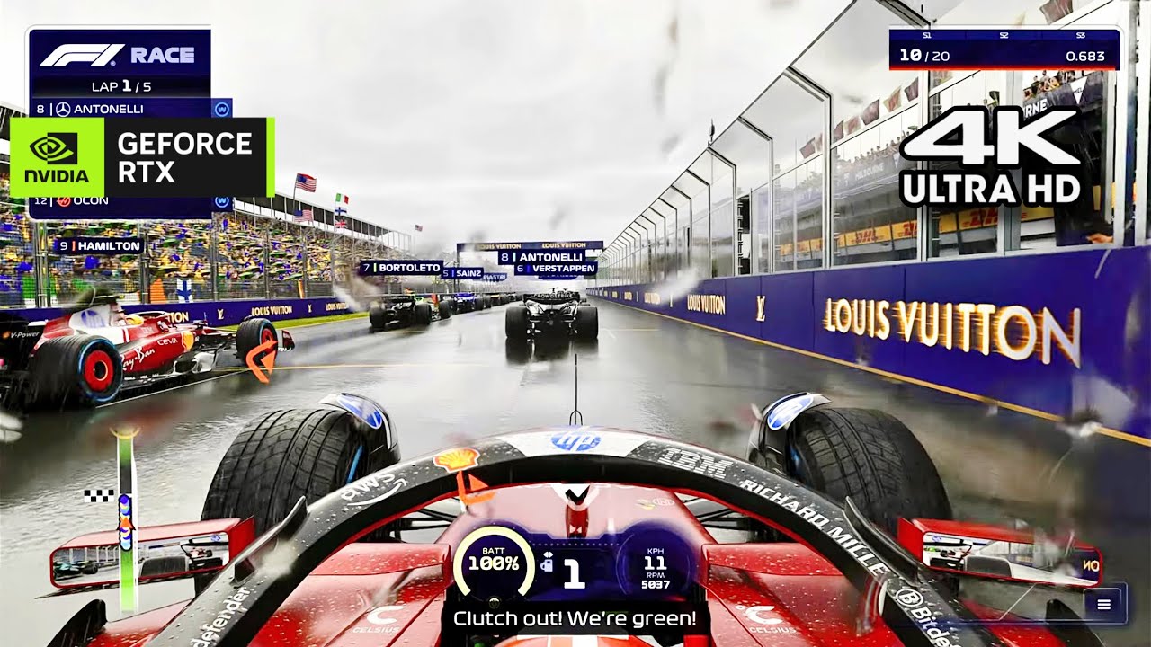 F1 25 ULTRA MAX GRAPHICS with PATH TRACING RTX 4080 #f125 #australiagp ...