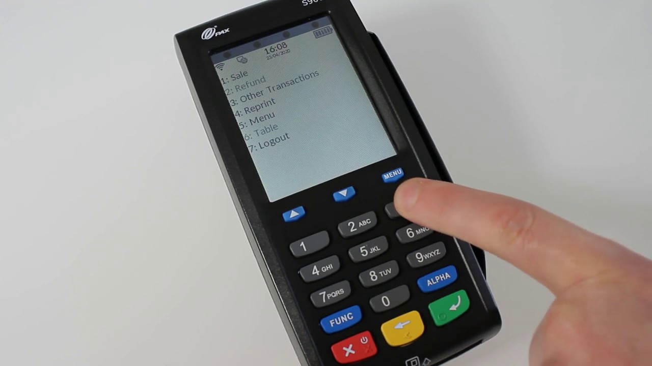 Pax S900 Card Not Present Payments - YouTube