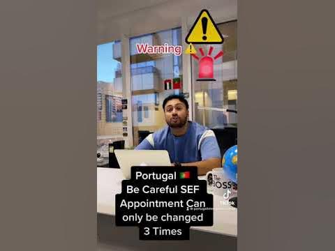 Portugal Immigration Update - SEF Appointment Reschedule - YouTube