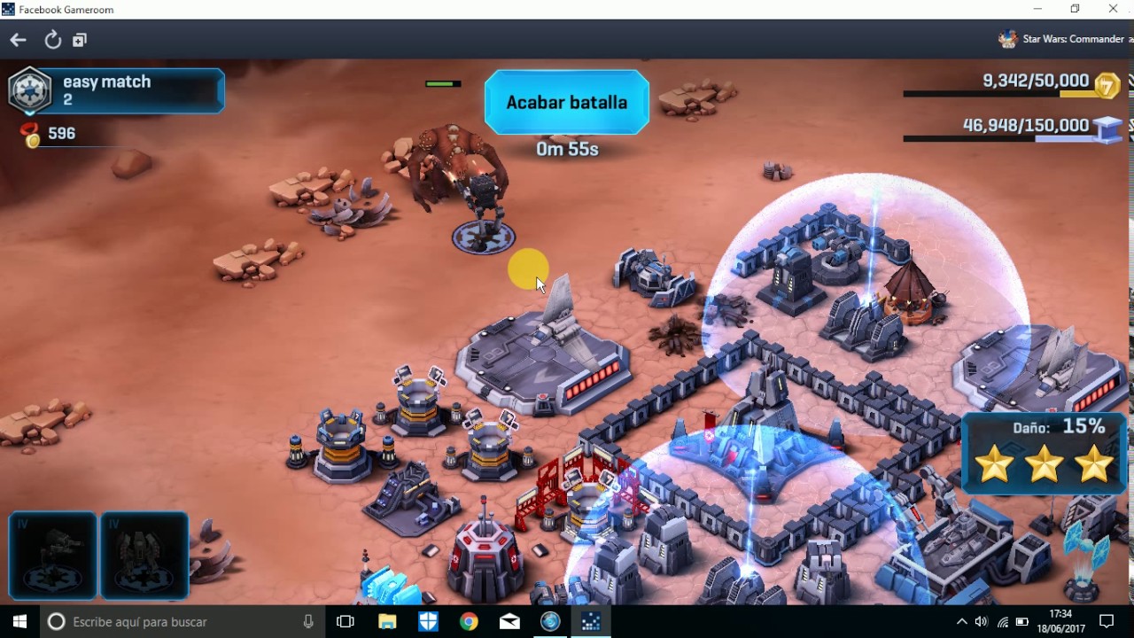 Star Wars Commander HD4 Facebook Gameroom - YouTube