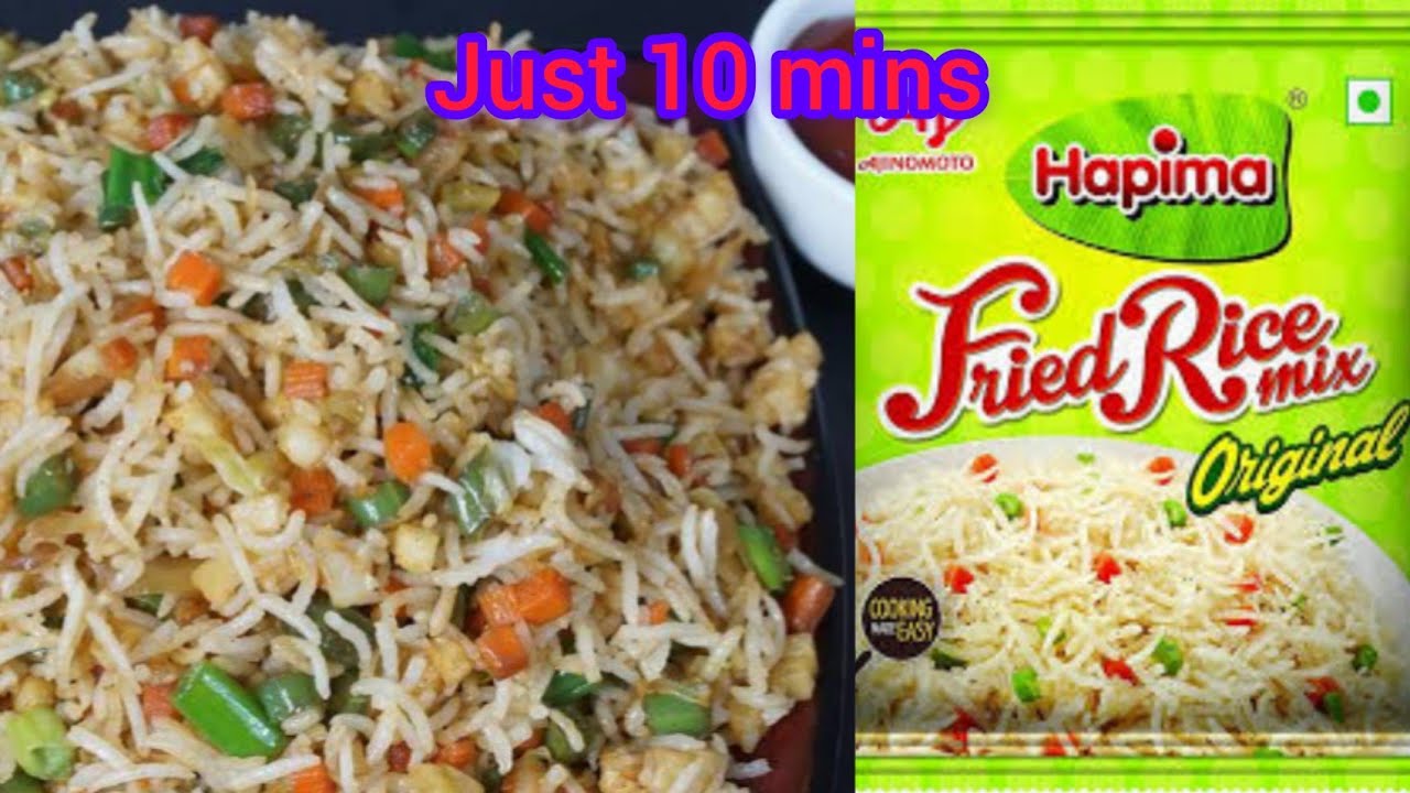 Simple and tasty fried rice 👌| Hapima fried rice recipe |veg fried rice ...