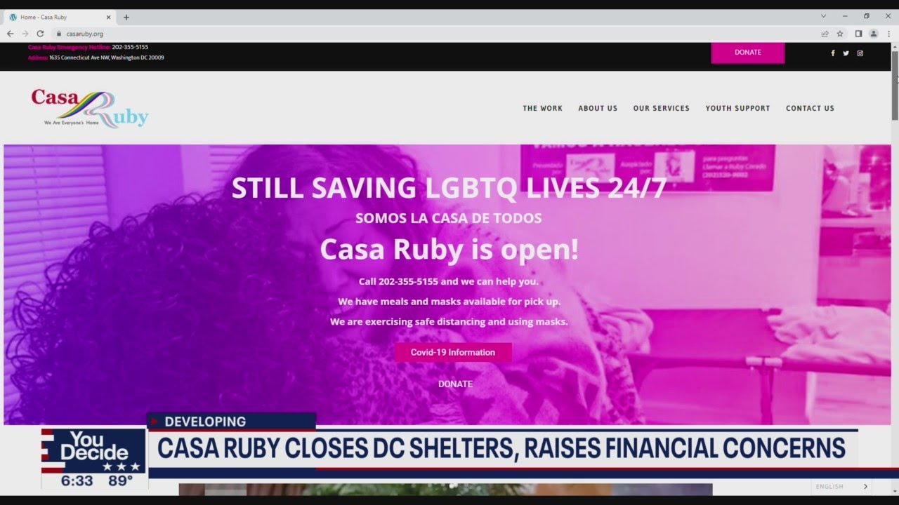 Casa Ruby closes DC shelters, raises financial concerns | FOX 5 DC ...