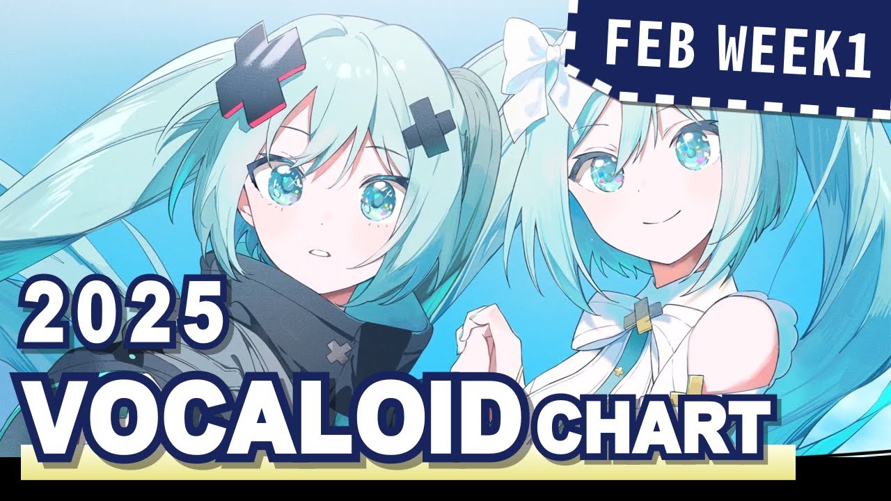VOCALOID SONGS CHART | FEBRUARY 2025 (WEEK 1) - YouTube