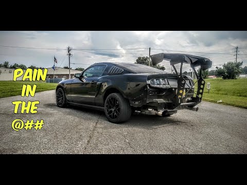 This is How i Installed a Battle Aero Chassis Wing on My S197 Mustang ...