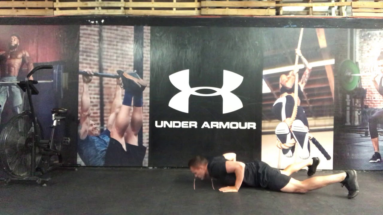 Line facing burpees - YouTube