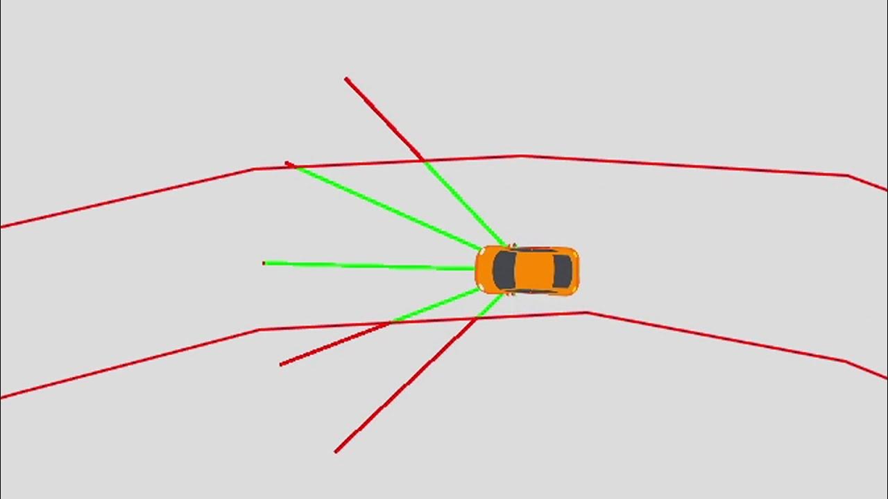 JavaScript self-Driving Car (Reinforcement Learning) - YouTube