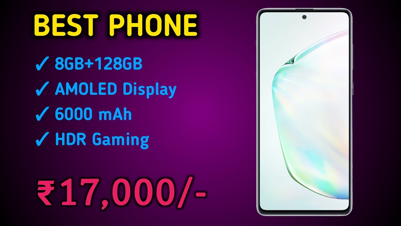 Top 5 Best Smartphone Under 17000 September 2020 - YouTube