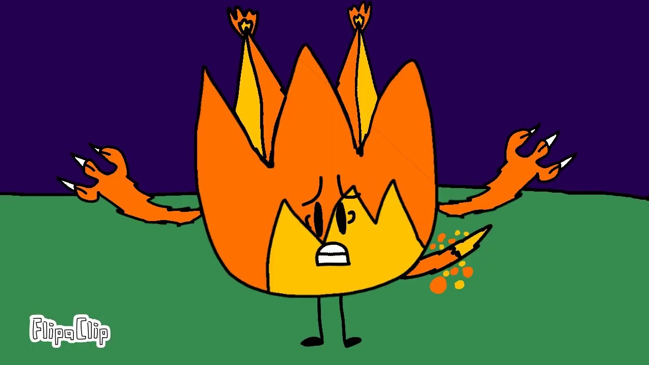 fiery turns into a werewolf "Battle for bfdi" part 1 ( for @Dareen ...