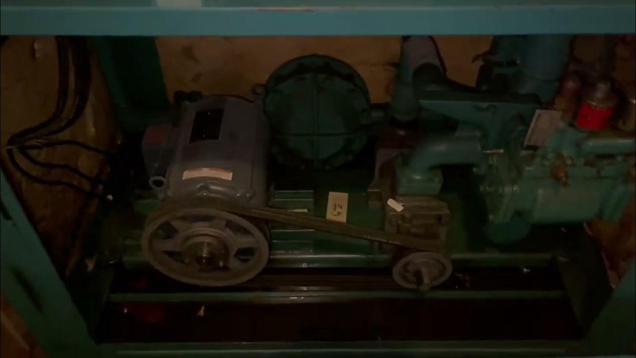 Awesome Vintage Dover Dry Powered Hydraulic Elevator Machine with Relays in Action! - YouTube