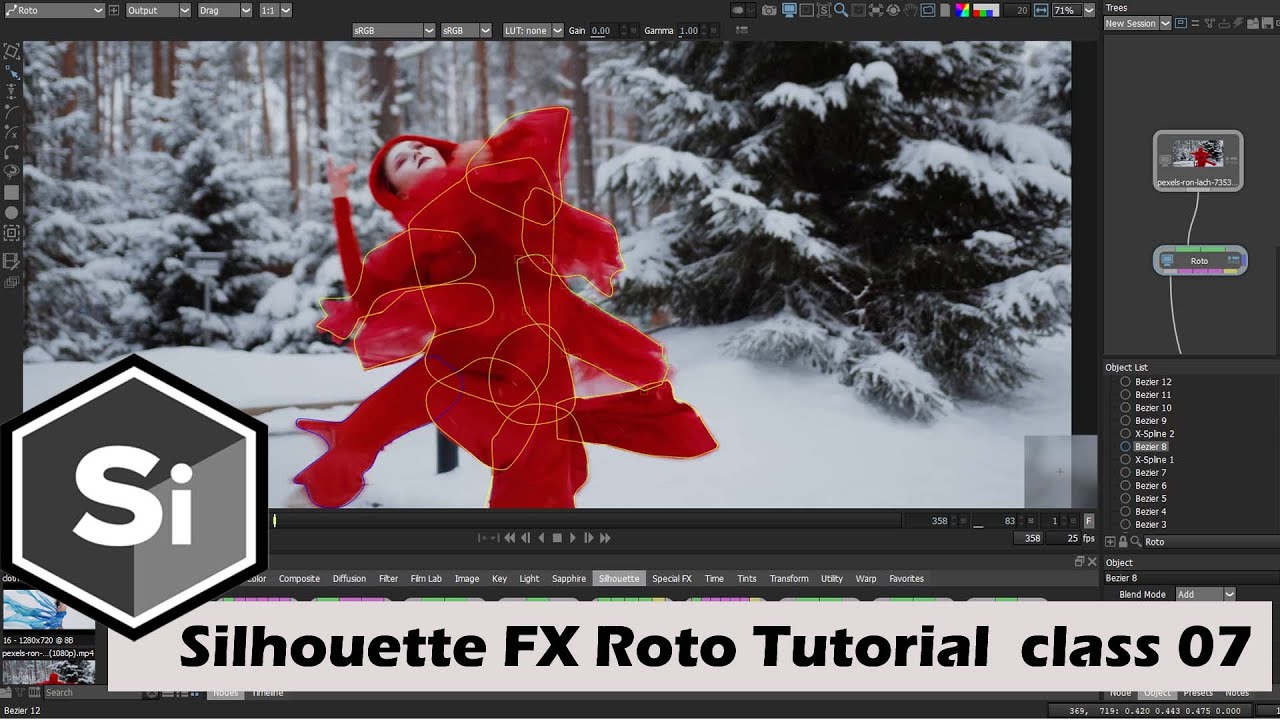 Silhouette Cloth Roto Tutorial || How to cloth roto Class- 07 [Hindi ...