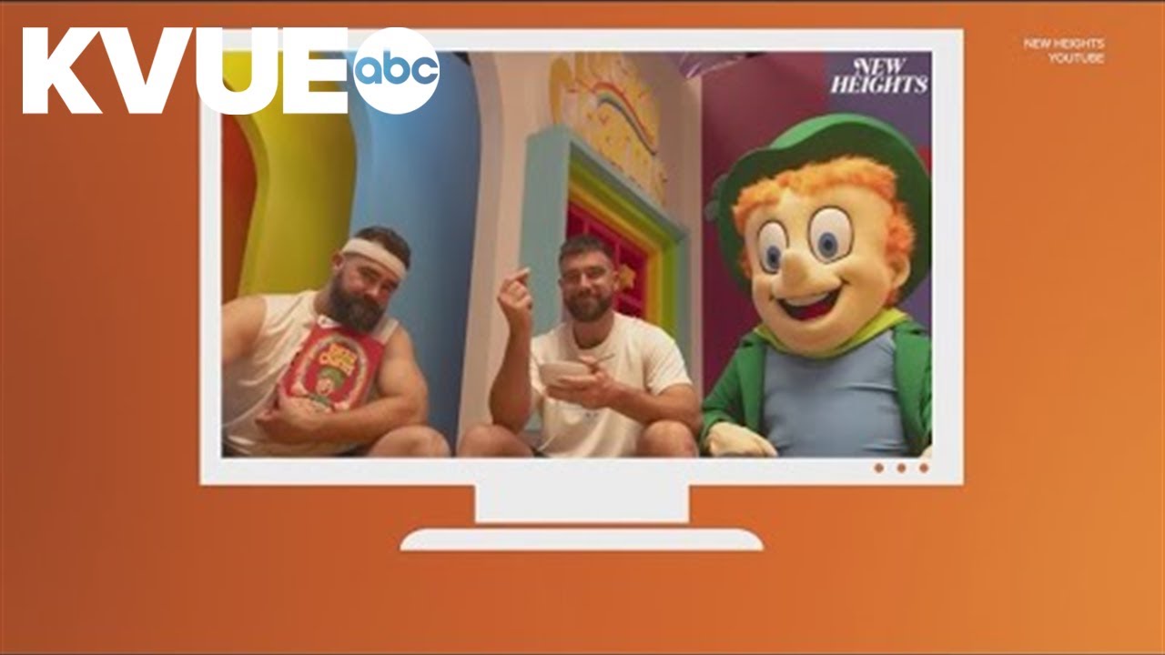 Travis and Jason Kelce introduce new cereal - YouTube