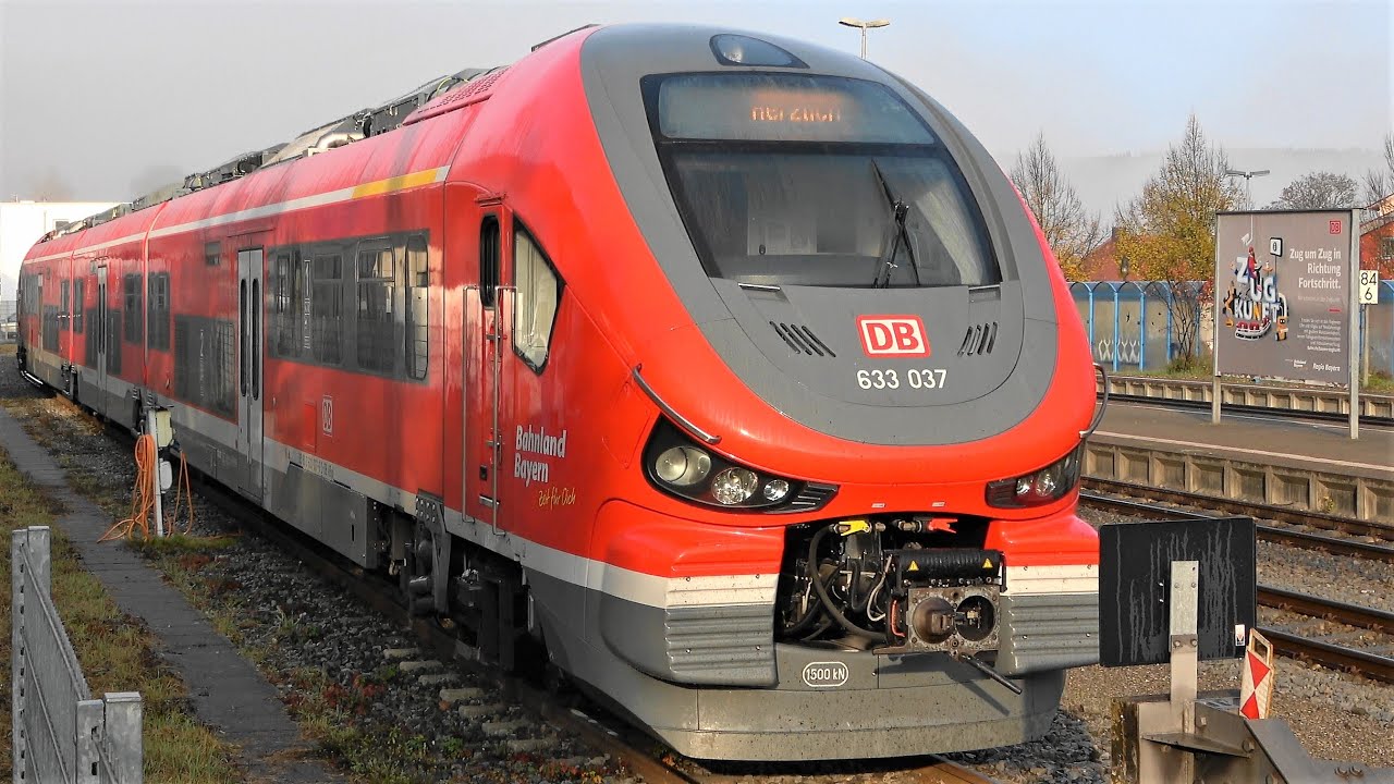 Die ersten PESA Link BR 633 Einsätze im Allgäu/ Immenstadt-Oberstdorf ...