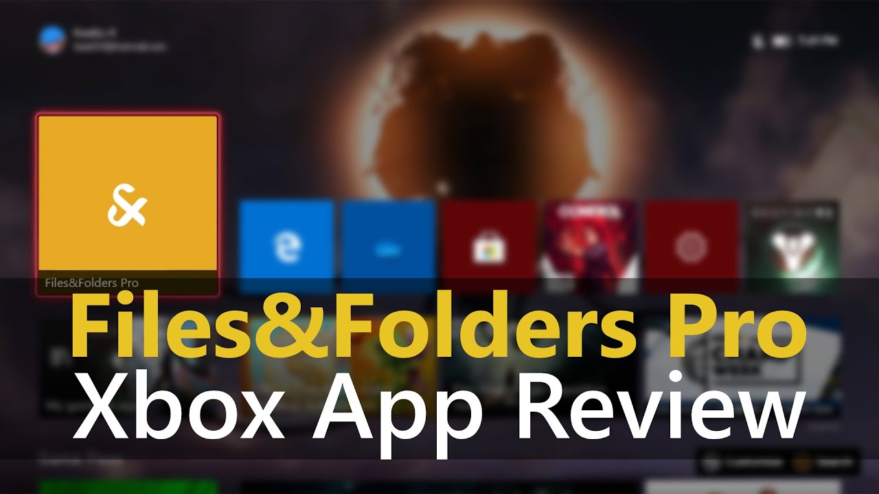 Files&Folders Pro [Xbox] App Review - YouTube