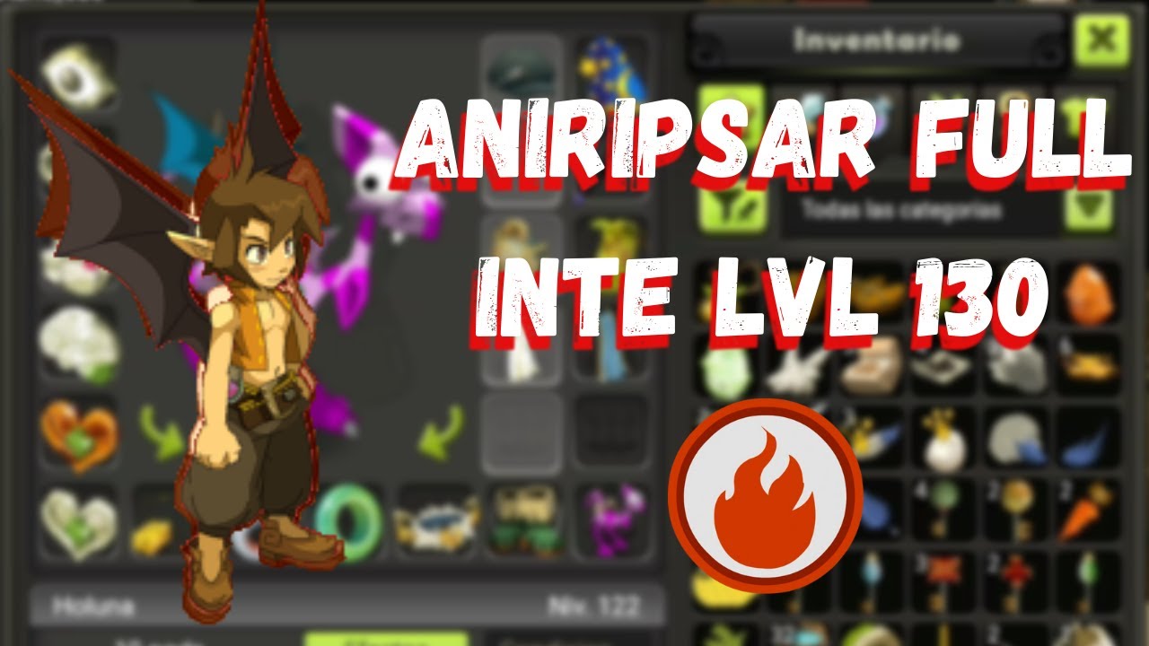 aniripsar full inte y curas lvl 130 Dofus Touch - YouTube