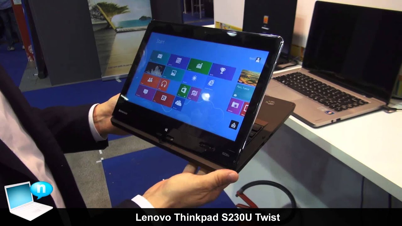 Lenovo Thinkpad Twist S230u ultrabook tablet convertibile - YouTube