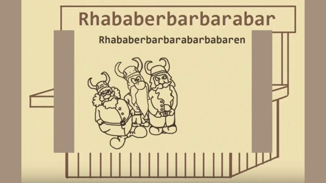 Rhabarberbarbara | Gerd Alois Wildbacher - YouTube