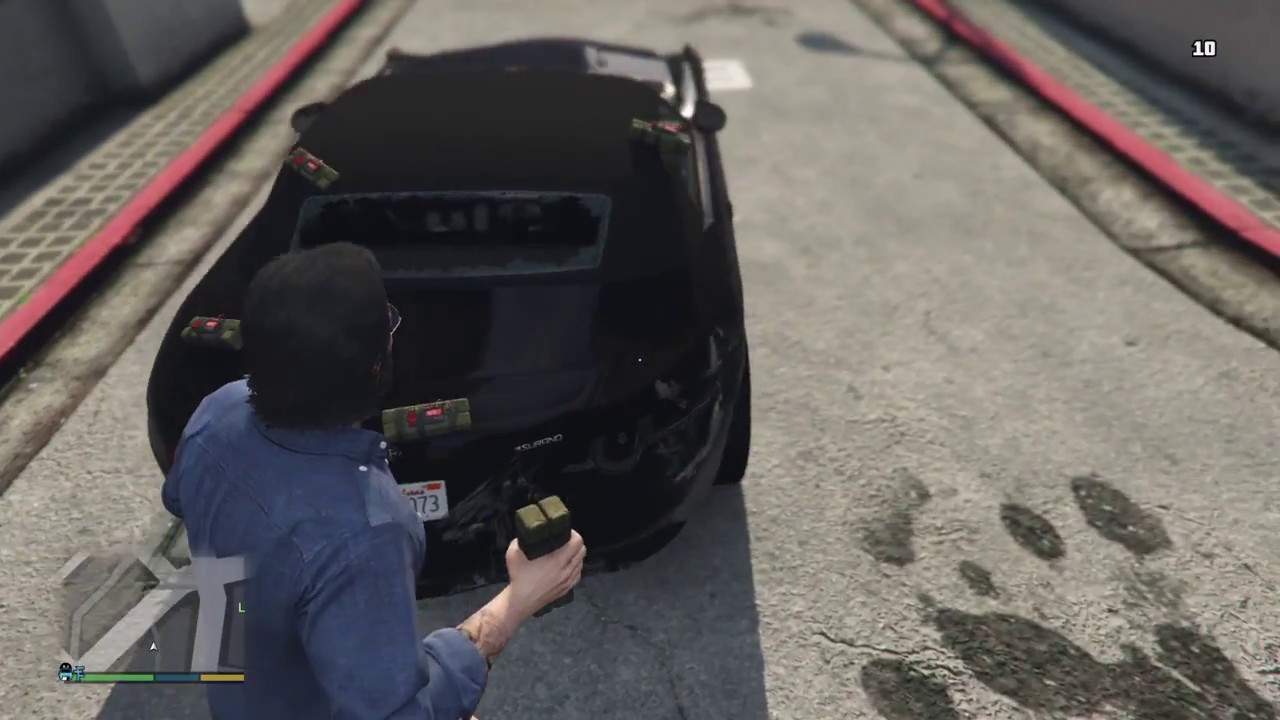 Sticky Bomb Covered Car - YouTube