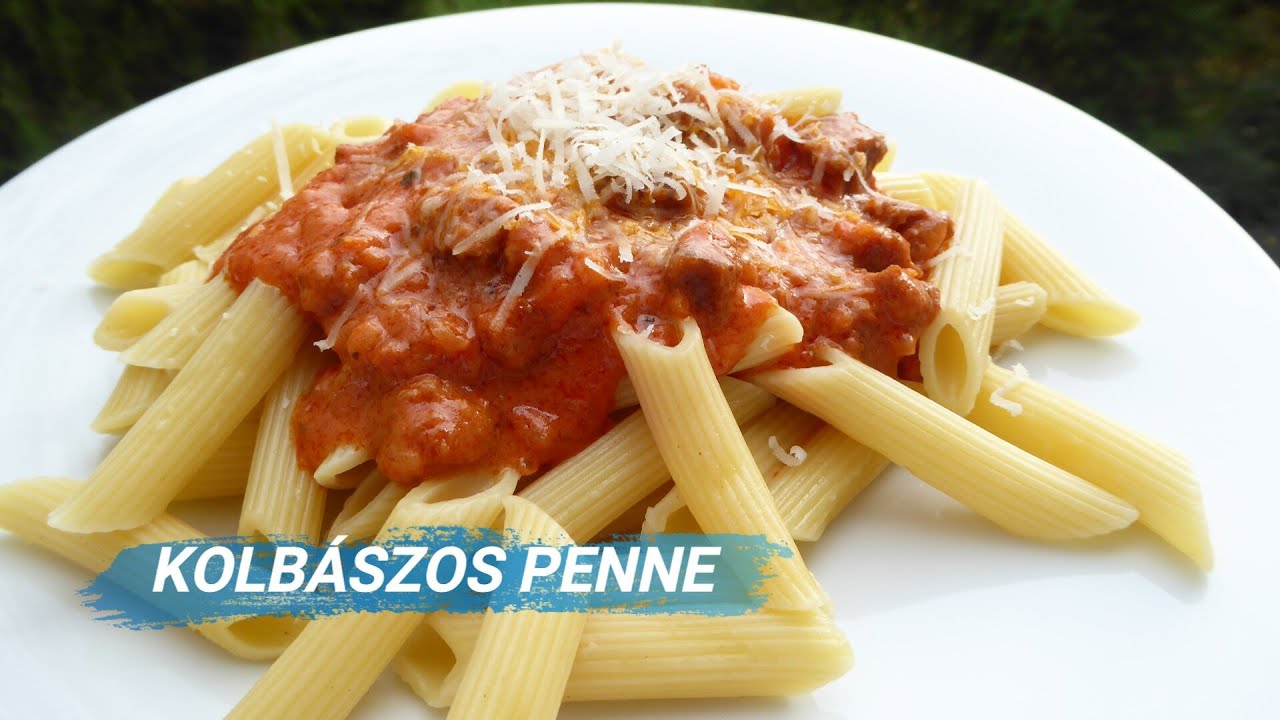 KOLBÁSZOS PENNE ( Macarrones con chorizo), gyors és finom - SPANYOL ...
