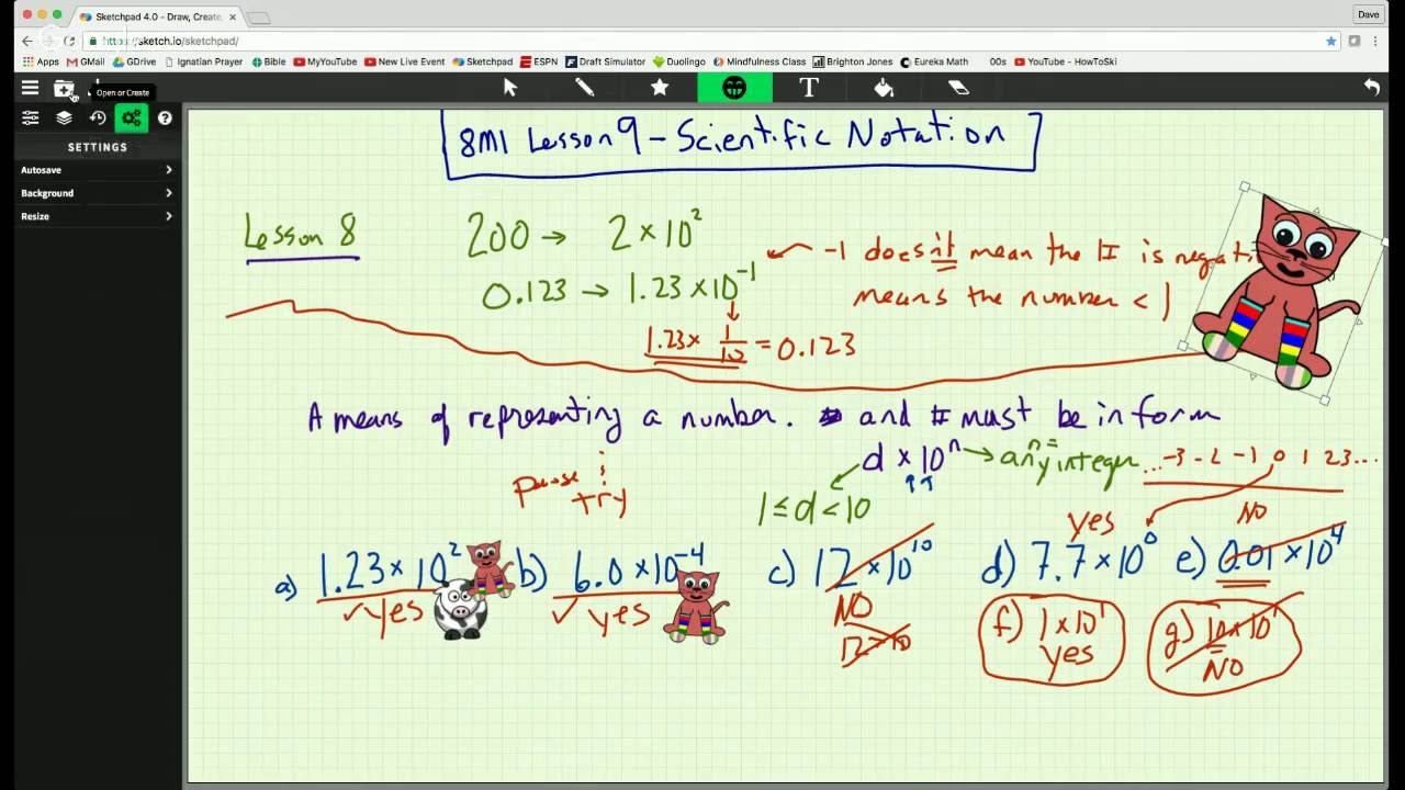 8M1 L9 - Scientific Notation - YouTube