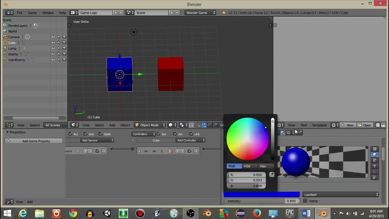 UPBGE - Enemy Respawn Point No Python - YouTube