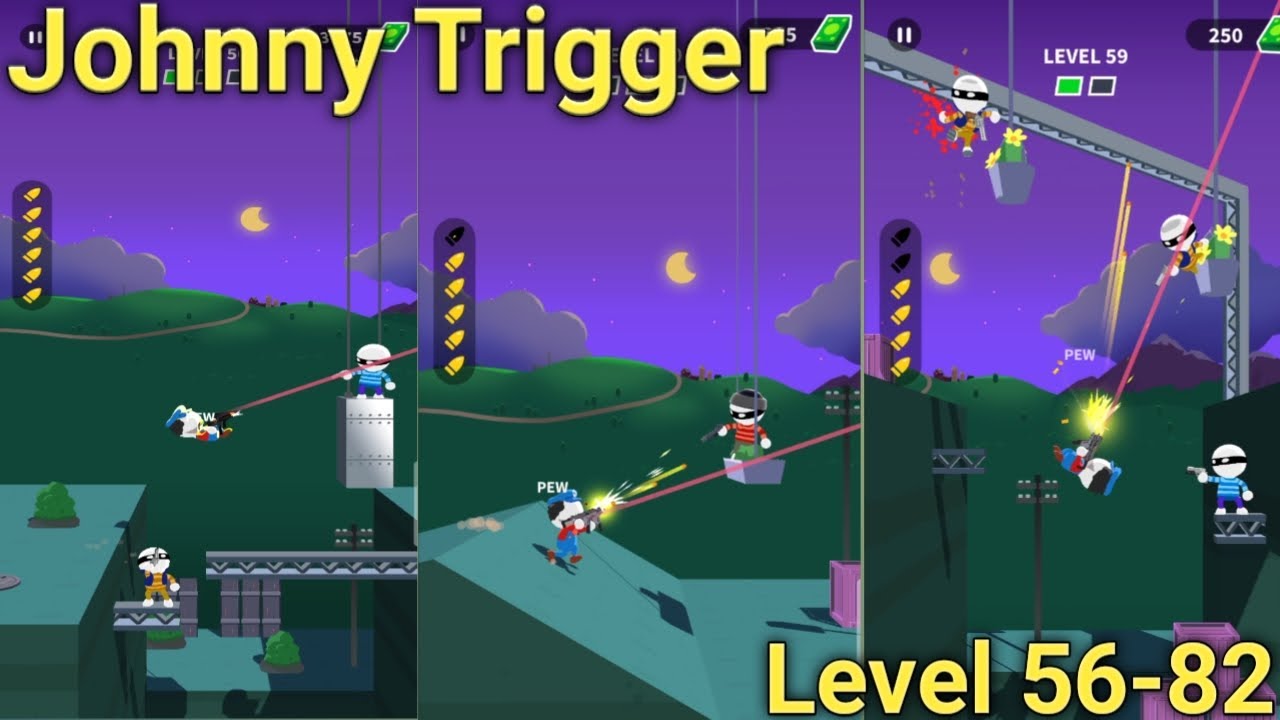 Johnny Trigger | Game Action | Level 56-82 - YouTube
