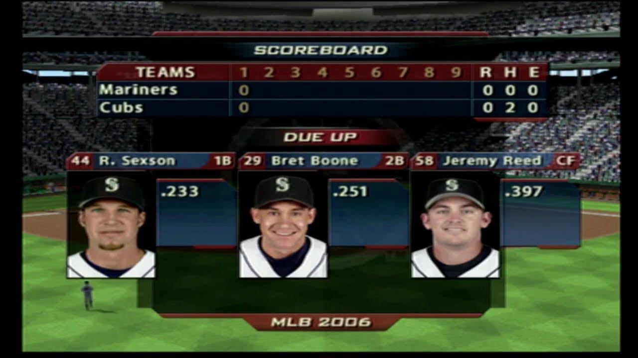 MLB 2006 Cubs vs Mariners - YouTube