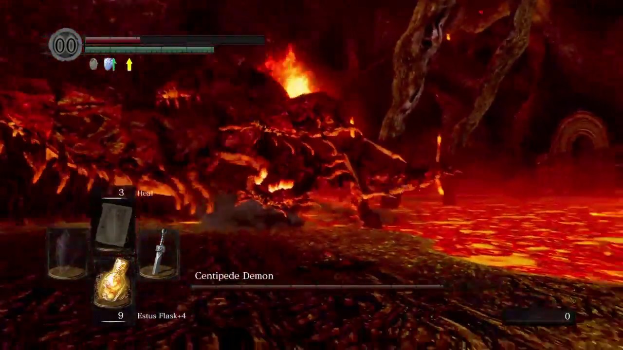 Dark Souls Remastered - Centipede Demon (Melee) Boss Fight - YouTube