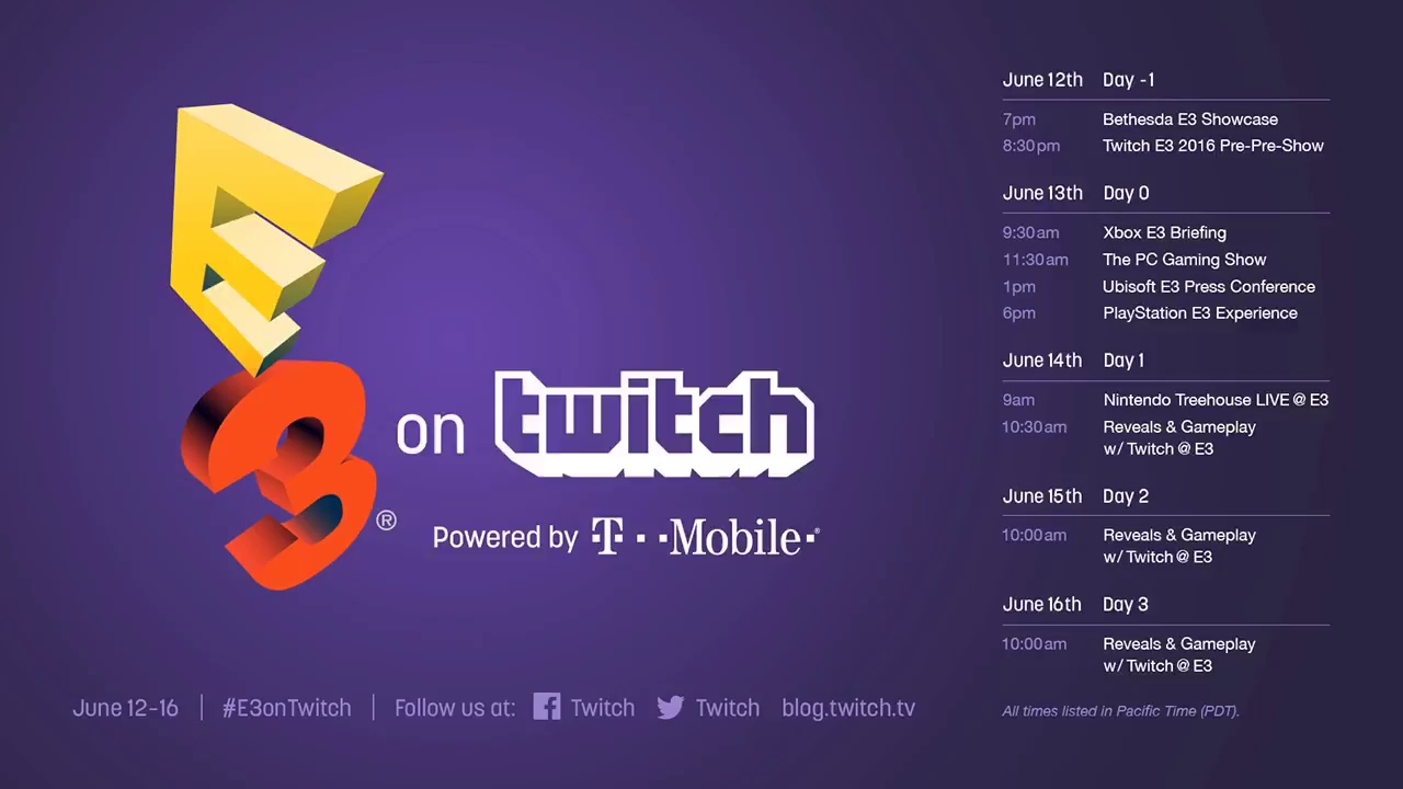 Twitch at E3 2016 Live Coverage - YouTube
