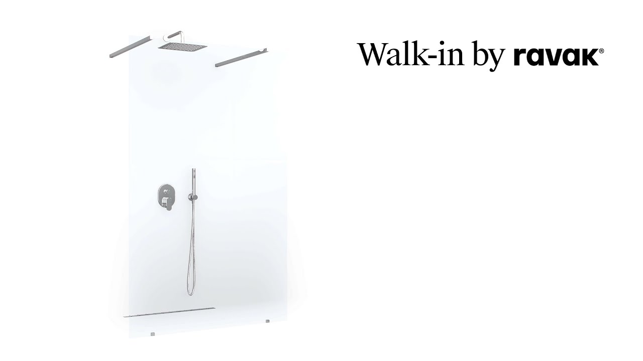 Sprchové kouty Walk-In | RAVAK - YouTube