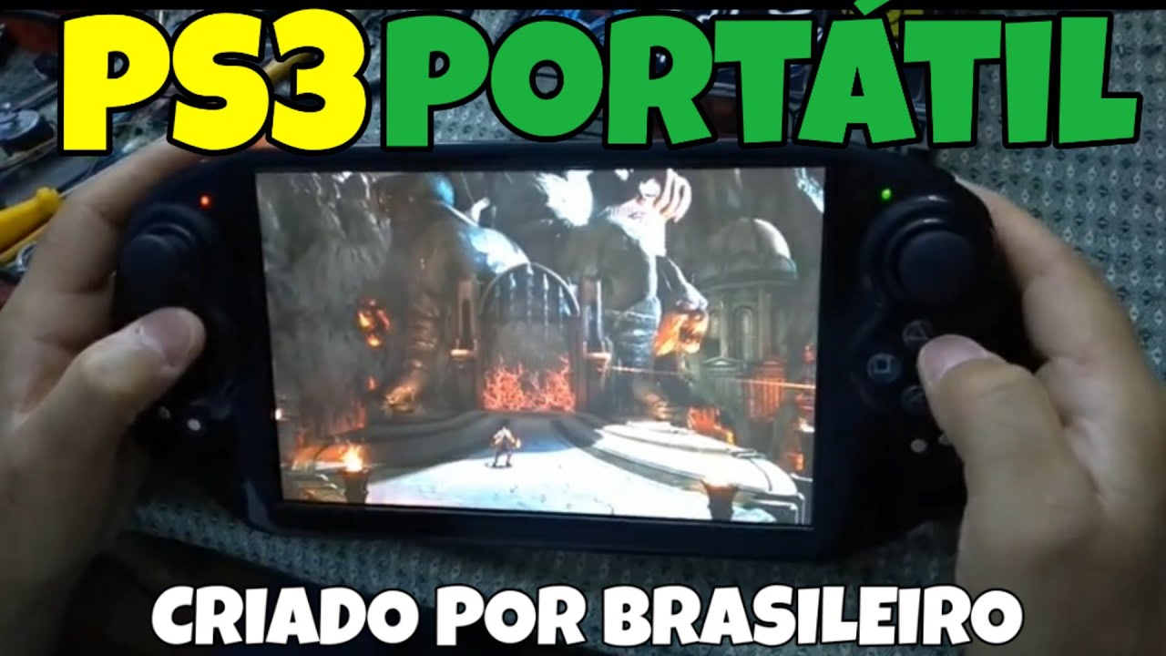 PS3 PORTATIL CRIADO POR BRASILEIRO - YouTube