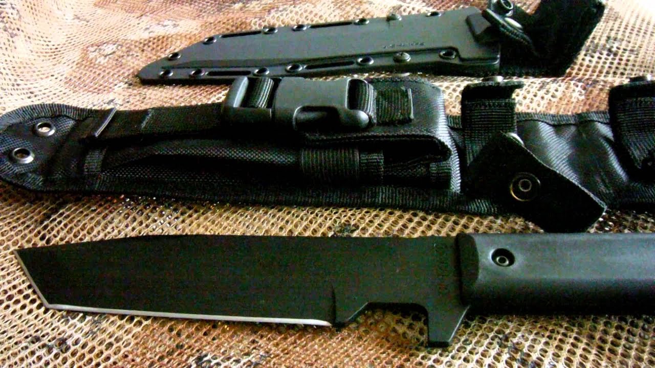 Cold Steel GI Tanto Mods - YouTube