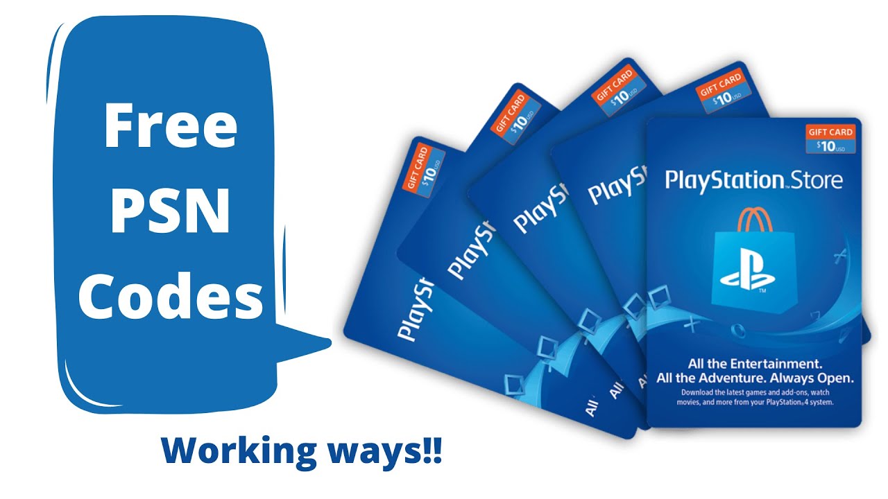 Free PS4 Codes 🎮 PSN Gift Card Codes 🎮 PSN Code Giveaway Live 🎮 PS Plus ...