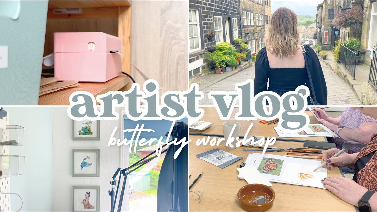 Art Workshops, New Printer & A Trip to Howarth | Artist Studio Vlog ...