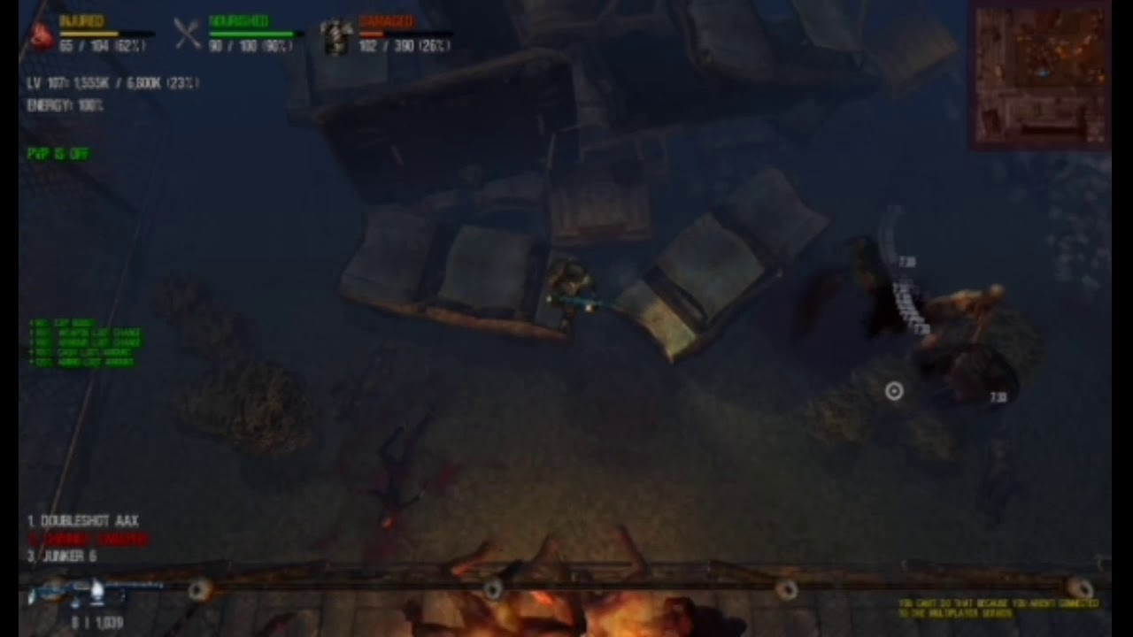 Dead frontier - killing flaming Giant spider with chimney sweeper (No ...